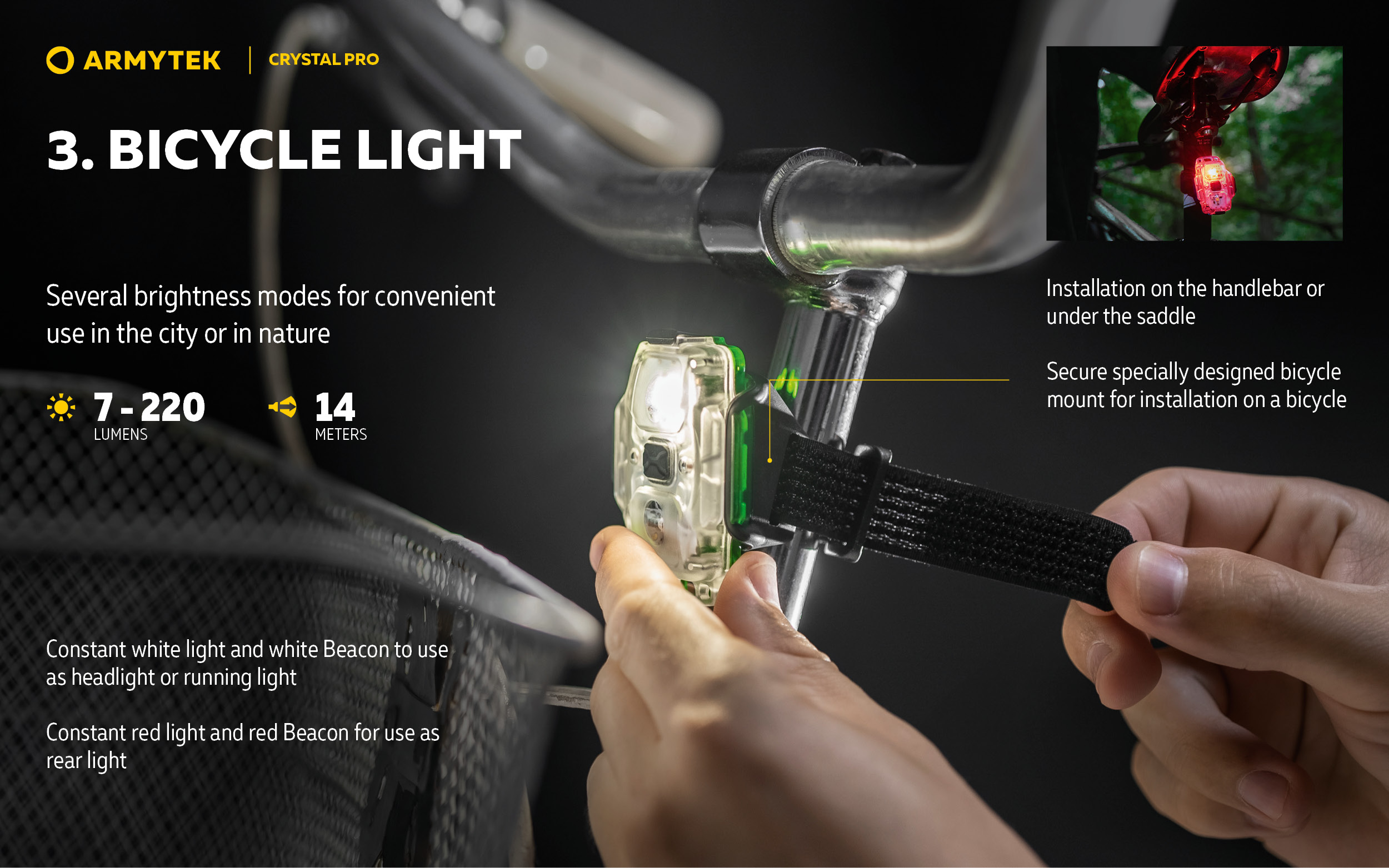 Flashlights :: Models :: Crystal :: Armytek Crystal Pro Blue